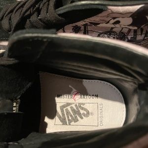 Vans | Shoes | Vans Limited Edition Disney Cartoon Sneakers 95 Women ...